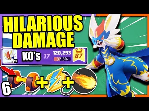 Can One PYRO BALL ONE SHOT with this CINDERACE BUILD | Pokemon Unite