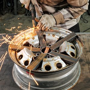 2.3M views · 2.3K reactions | A Cool Wheel Made From an Old Rusted Disk | 5-Minute Recycle | Facebook