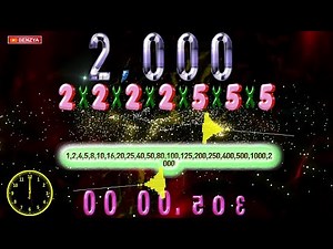 Colorful 2000 to 3000 Find all prime factors timer countup alarm🔔