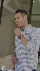 Patios are made for summer entertaining, and our doors make it easy! Featured: All-aluminum automated bi-parting Multi-Slide patio door #andersenwindows #indooroutdoorliving | Andersen Windows Doors