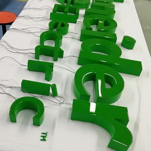 [Hot Item] LED Resin Illumination Front lit LED Channel Letter Sign for Business