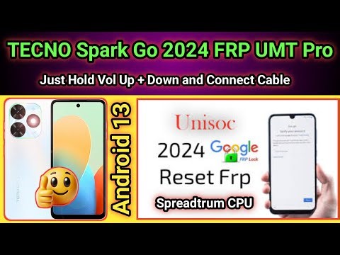 TECNO Spark Go 2024 Frp unlock UMT Pro 2025