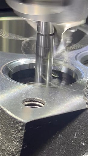 Continental W5 machining valve seats in our NEWEN Machine. Under 1 minute. | J and M Machine Co Inc