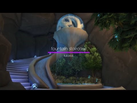 WoW Housing | fountain staircase | tutorial