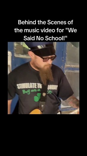 Behind the scenes of our latest music video. Watch the We Said No School music video on YouTube! Official Video: https://youtu.be/c-8JdmsjS1A?si=s-z0jf9375romuUS Alternative Edit: https://youtu.be/3MvKzT99o34?si=DuAz5HZNEwJ1yde0 #theselfdestructingwashingmachines #rock #punk #blues #schoolsucks #schoolsout #musicvideo #diymusicvideo #abandonedschool #urbex #guitar #bass #drums #washingmachines #wesaidnoschool #fyp #foryoupage #youtubevideo | The Self-Destructing Washing Machines