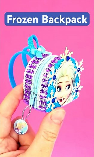 DIY Doll Frozen Backpack