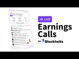 Earnings Calls Live on Stocktwits