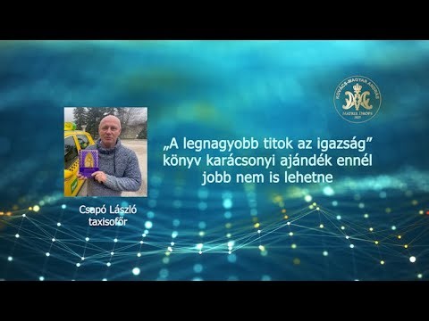 „A legnagyobb titok: Az Igazság” könyv karácsonyi ajándék ennél jobb nem is lehetne