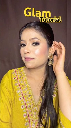 👉 “Yellow Glam Makeup Look 💛 | Easy Step by Step Tutorial for Beginners”