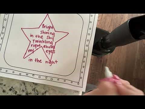 Writing Lesson- Shape Poem