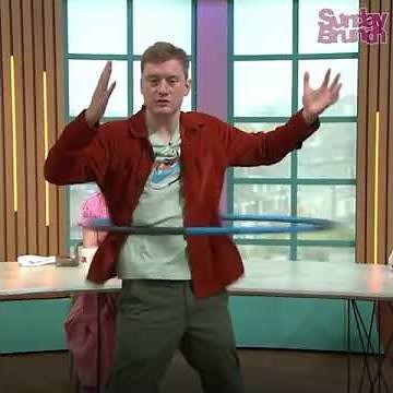 James Acaster Hula-Hooping on Sunday Brunch