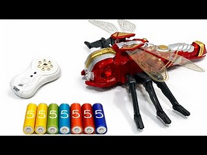 ASMR Unboxing RC Robot Dragonfly | Flying Toy No Talking