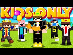 I Secretly Joined a 'KIDS ONLY' Minecraft Server!