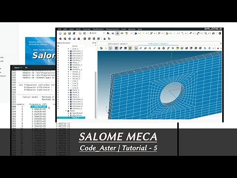 Salome Meca | Structured Grid Meshing| Code_Aster Study | Lesson -5