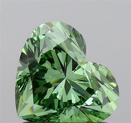 1.01 Ct Lab Diamond VS2 IGI Green Heart Loose Diamond for Anniversary Gift - Etsy
