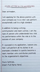 214K views · 1.6K reactions | COVER LETTER FOR CVs AND RESUMES! #coverletter #interviewskills #jobtips #careervidz #richardmcmunn #application #149 | Career Vidz | Facebook