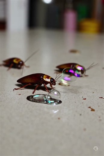 Should You Still Kill Them? 🪳🫧💀#CockroachTalent #BugBubbleShow #HahaBots #FunnyShort #RoachOrRespect