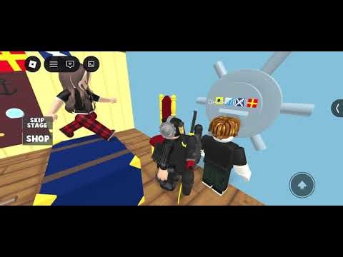 Playing escape SpongeBob obby