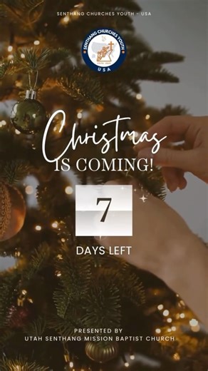 SCY-USA on Instagram: "7 Days Left Until Christmas! Vid: USMBC Youths “BUT WHEN THE SET TIME HAD FULLY COME, GOD SENT HIS SON, BORN OF A WOMAN, BORN UNDER THE LAW, TO REDEEM THOSE UNDER THE LAW, THAT WE MIGHT RECEIVE ADOPTION TO SONSHIP.” - GALATIANS 4:4-5"