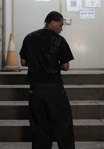 chima with vollar boxy oversize t-shirt ✨👑🖤‼️ #GangVollar #vollarstudio