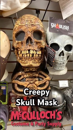 Creepy Skeleton Costume Mask. #shortvideo #costume #short