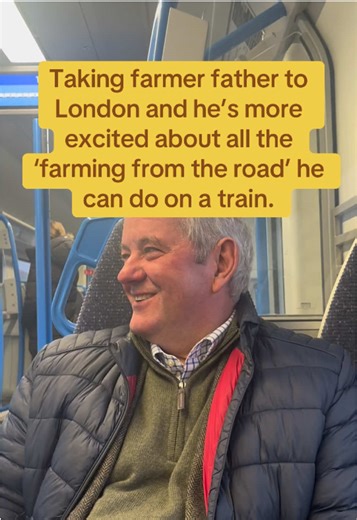 @Tom Turner farming from the rails takes farming from the road to the next level. 10/10 he would recommend! Fenland farmer goes on tour! #fenland #farmerinLondon #farmer #farmlife #farming