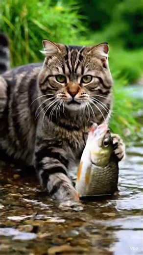 Cat Tries to Catch Fish… You Won’t Believe What Happens 😂