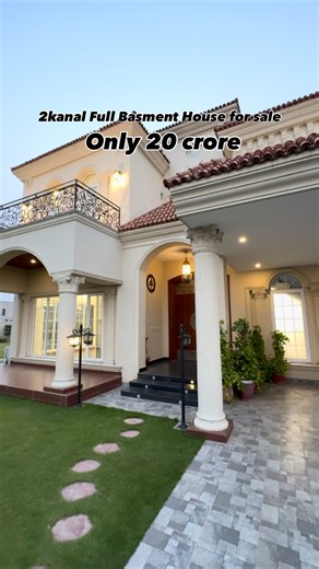 2 Kanal Spanish Luxury House for Sale | DHA Phase 6 Lahore | Near Raya | 1 Kanal Built 1 Kanal Lawn | House He Stars” ⸻ 🏡 Description: Discover this 2 Kanal Spanish-style luxury house located in DHA Phase 6, near Lahore Raya — a masterpiece of elegance, comfort, and premium construction. Designed with a perfect balance of luxury and nature, this home features 1 Kanal covered area (constructed) and 1 Kanal beautifully landscaped lawn, ideal for outdoor living and family gatherings. ✨ Key Feature