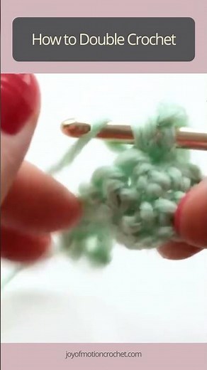 How to Double Crochet - Shown Slowly