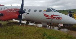 Video - SARPA's Embraer EMB120 Brasilia leaves the runway during landing in Colombia