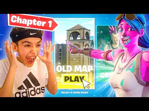 13 Year Old Plays The OG Chapter 1 Fortnite Map In 2021!