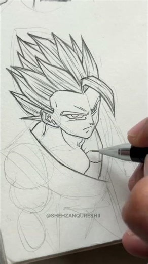 Gohan Quick Sketch From Manga