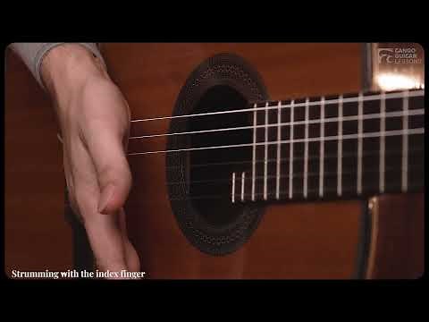 Tango Guitar Lessons - Strumming in tango music (right hand mute)