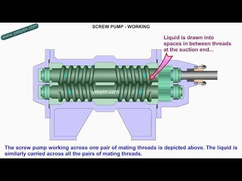 Screw Pump Working Animation