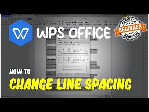 WPS Office How To Change Line Spacing
