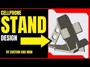 Free Cell phone Stand Design | Sketch, Extrude, Datums & Rounds | Creo Parametric