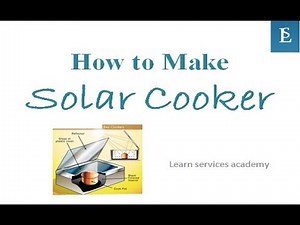 Working principle of solar cooker // How to make Solar Cooker // Types of solar cooker