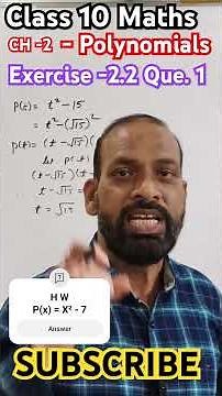 Class 10 maths chapter 2 polynomials exercise 2.2 #ncert #maths #10th #education #cbse #school #exam