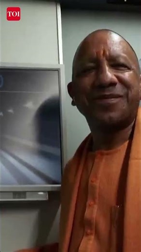 UP CM Yogi Adityanath Takes Ride On Japan's High-Speed SC MAGLEV Train During Yamanashi Visit