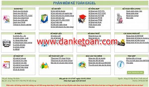 Phần mềm excel kế toán chuyên nghiệp và đầy đủ tính năng miễn phí