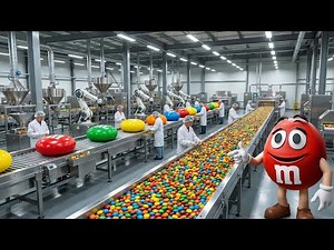 How Colorful M&Ms Are Produced – Inside the World’s Largest Factory
