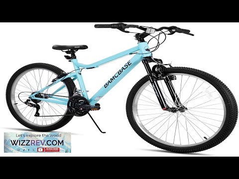 HILAND 26 Inch Womens and Mens Mountain Bike 18 Speed Steel Frame