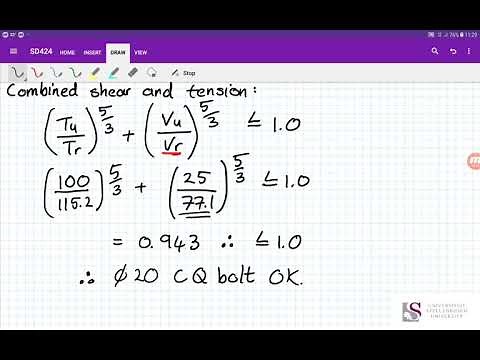 Steel Design - Base Plates - Pinned base plate worked example - SD424