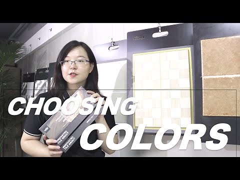 HOW TO CHOOSE GROUT COLOR FROM PERFLEX® GLITTER AND SANDED MATT TILE GROUT COLOR CARD ?