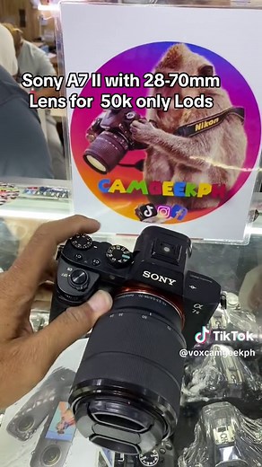Sony A7 II Fullframe with 28-70mm Lens for 55k Only