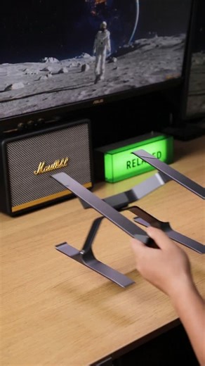 114 reactions · 8 comments | The unique shape of the metal material increases the space at the bottom # laptop stand #deskstand #computerstand | Tech way | Facebook