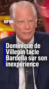 969K views · 11K reactions | "Est-ce que vous monteriez dans un A380 avec, à sa tête, un pilote qui aurait zéro heure de vol au compteur?" Dominique de Villepin tacle Jordan Bardella. | BFMTV | Facebook