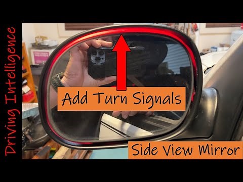 How To Customize Side View Mirror To Add LED Turn Signal Indication, Indicator Lights: 10th Gen F150