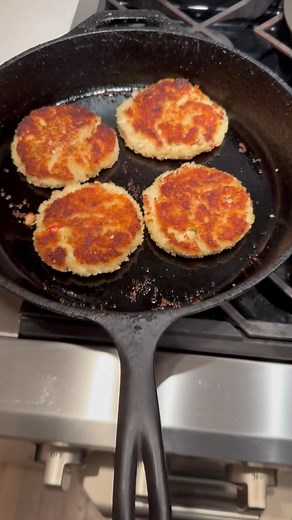 3.4K views · 28 reactions | Fish Cakes is a great way to switch up things in the Kitchen. Great for parties or make smaller for apps… 1 fish ended up making 36 Fish Cakes and Froze the extras.  Fish of choice (this batch was striped bass) Garlic Peppers Chives Mashed Potatoes 1-2 eggs Panko Old Bay | Scallop Shack Farms | Facebook