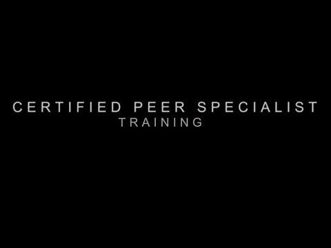 Certified Peer Specialist Training